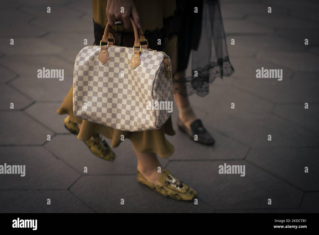 Street Style Moscow Fashion Week 26 June 2022, Moscow, Russia (Photo by ...