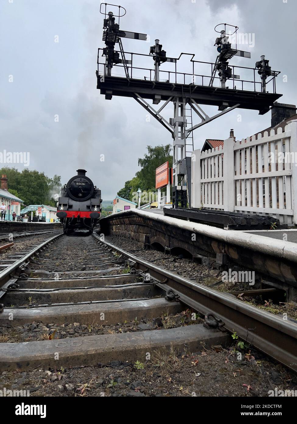 Train signals hi-res stock photography and images - Alamy