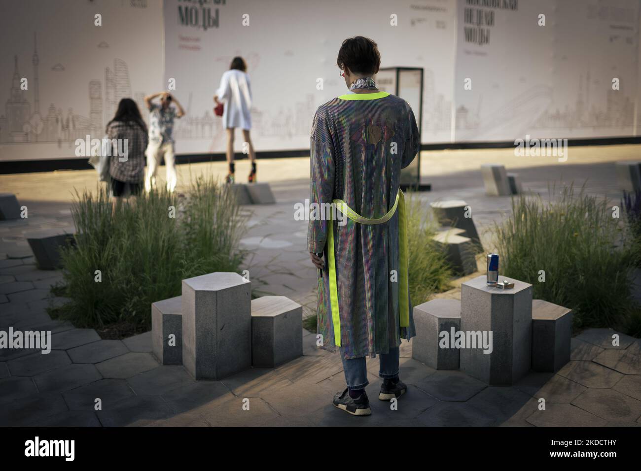 Street Style Moscow Fashion Week 26 June 2022, Moscow, Russia (Photo by ...