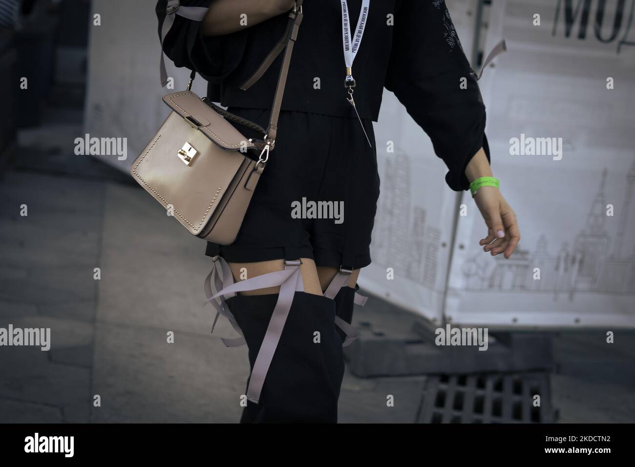 Street Style Moscow Fashion Week 26 June 2022, Moscow, Russia (Photo by ...
