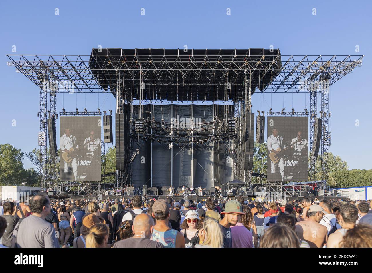 Pixies live concert at Autodromo Enzo e Dino Ferrari opening for Pearl ...