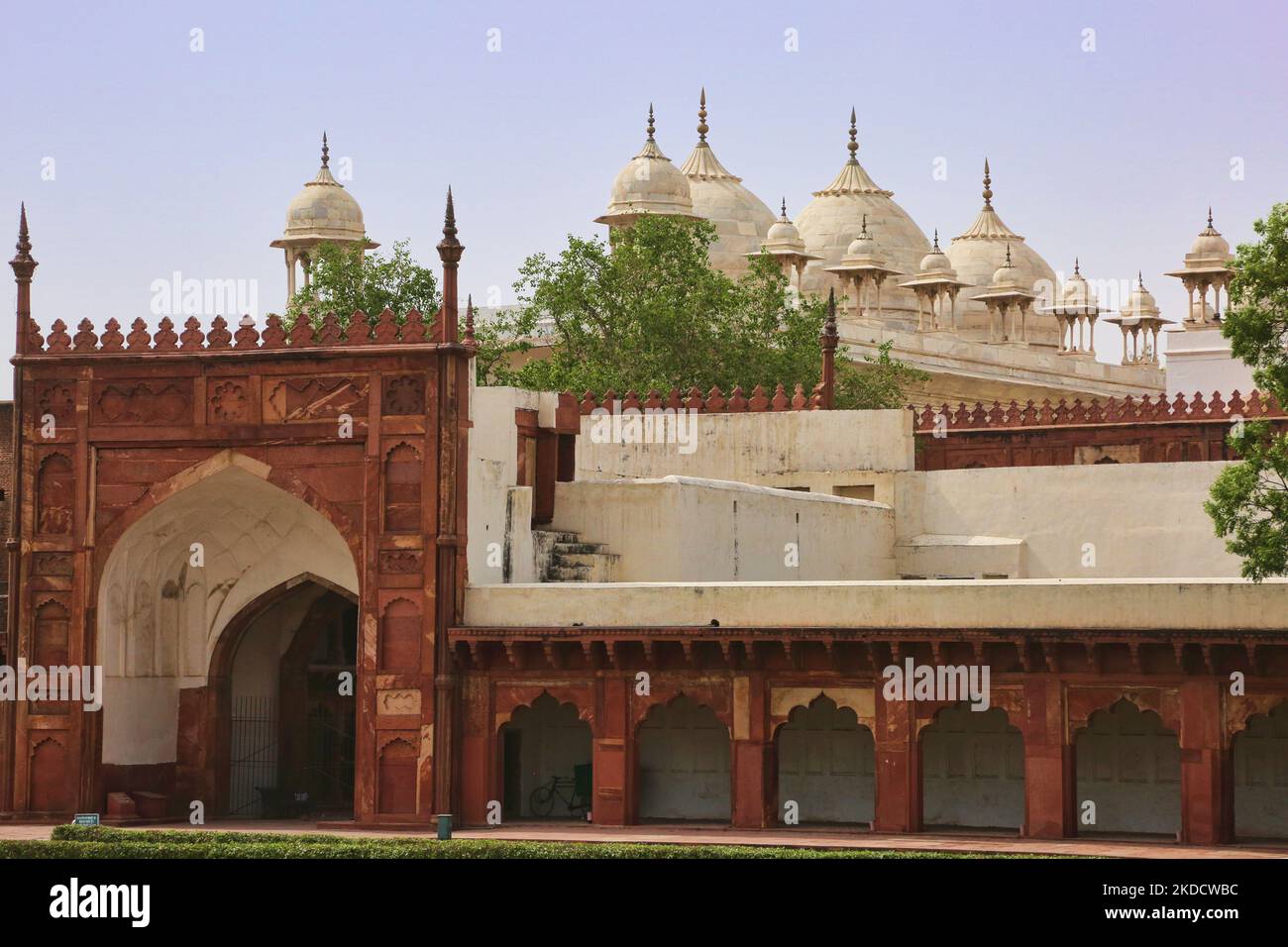 Agra Fort in Agra, Uttar Pradesh, India, on May 04, 2022. Agra Fort was ...
