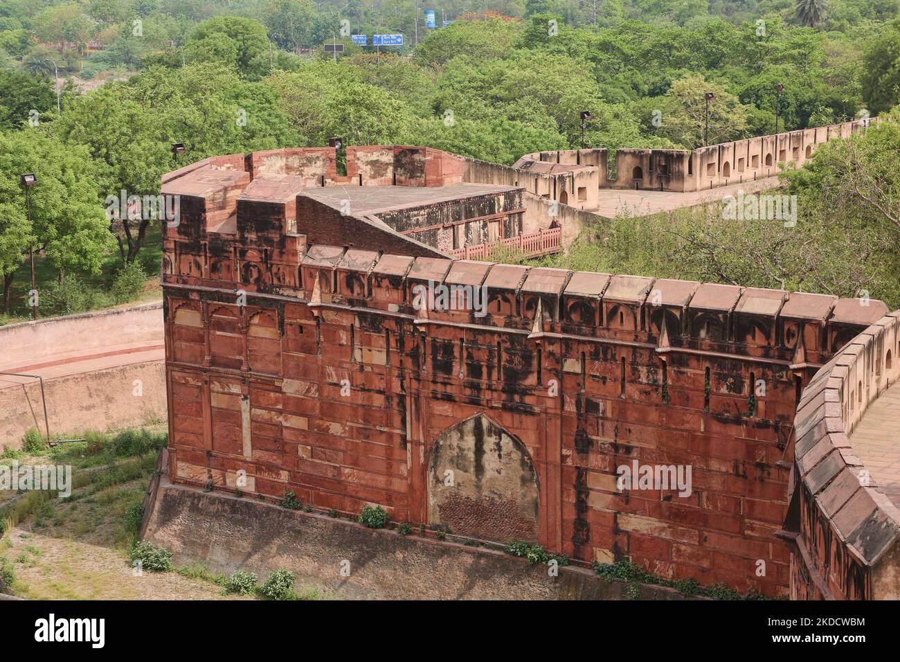 Agra Fort in Agra, Uttar Pradesh, India, on May 04, 2022. Agra Fort was ...