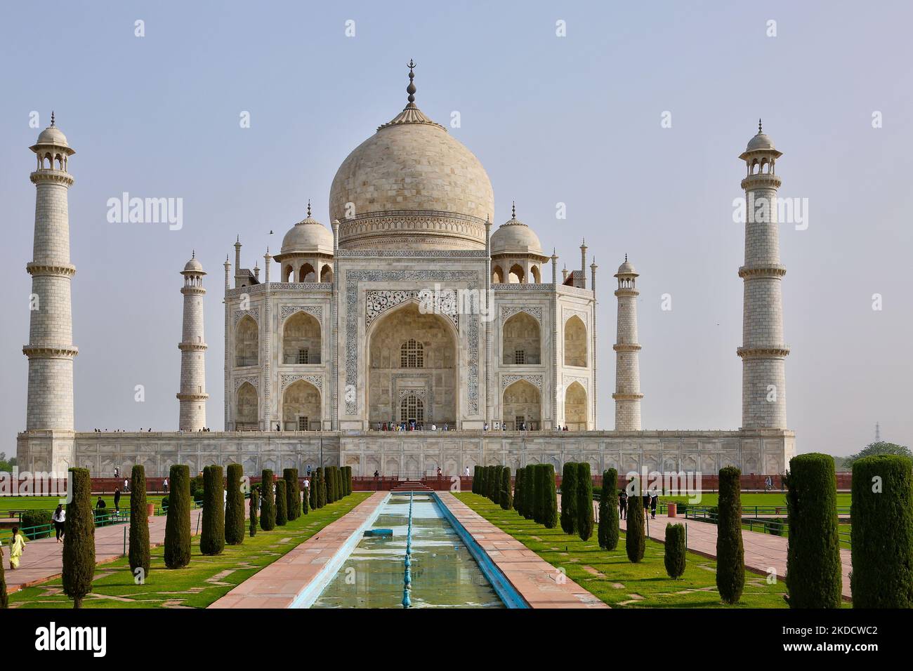 Taj Mahal in Agra in Utter Pradesh, India, on May 05, 2022. (Photo by ...