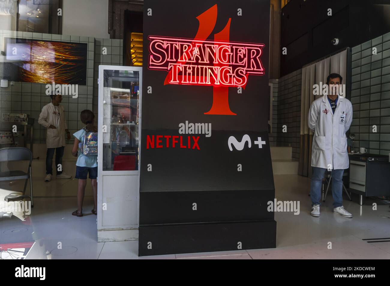 A room inside 'The Lab', Stranger Things Netflix series experience ...