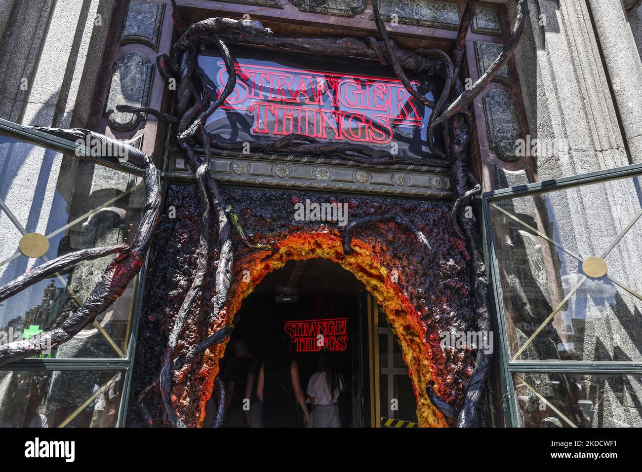 Stranger things netflix series experience venue hi-res stock ...