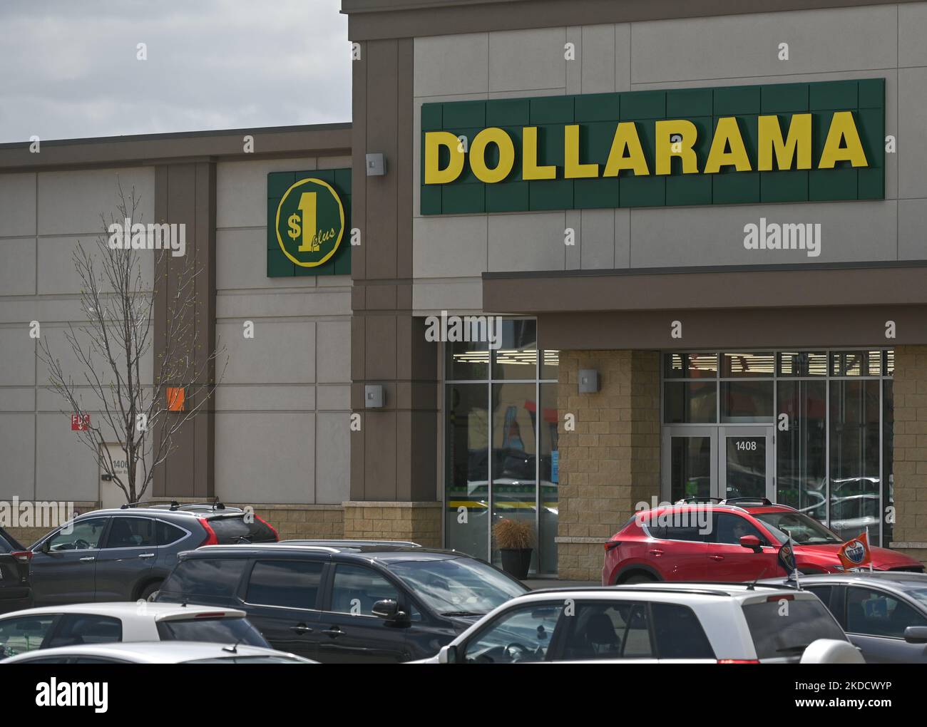 Dollarama logo and store in Edmonton. Friday, May 20, 2022, in Edmonton ...