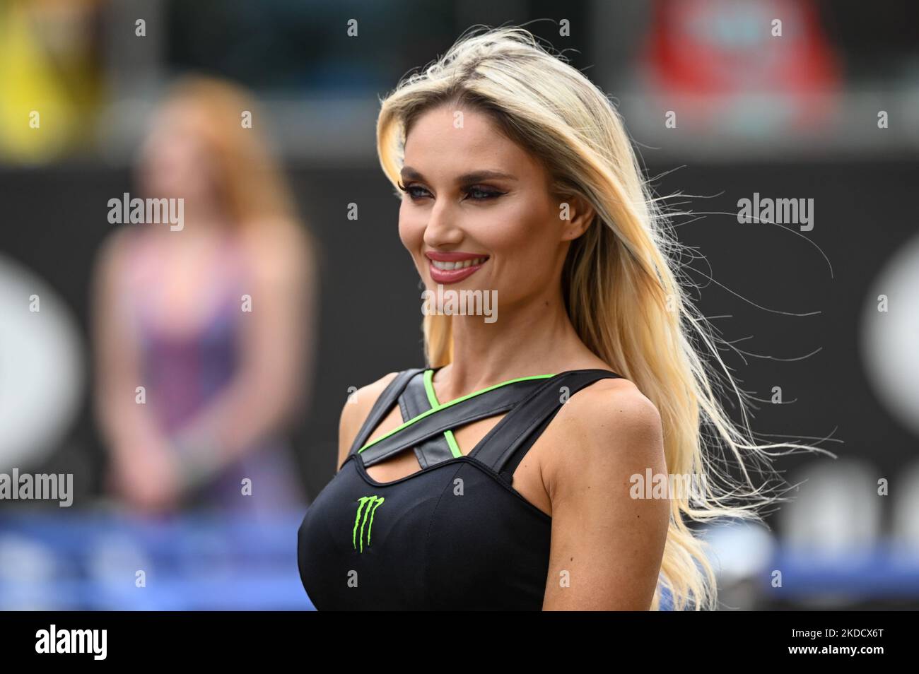 Marta Di Matteo, Monster Girl of Monster Energy during the MotoGP World ...