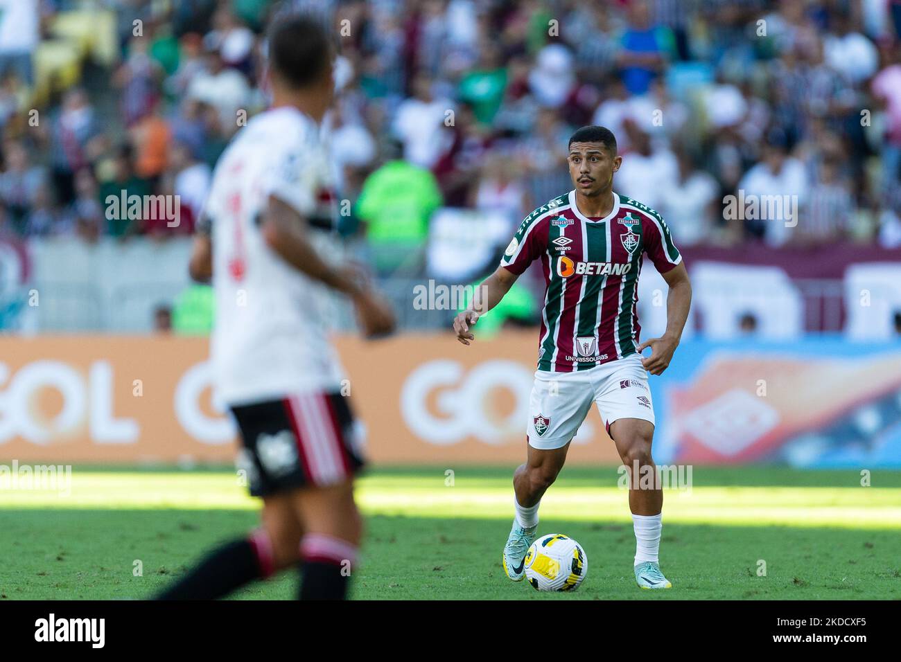 ANDRE TRINDADE of Fluminense during the match between Fluminense and ...