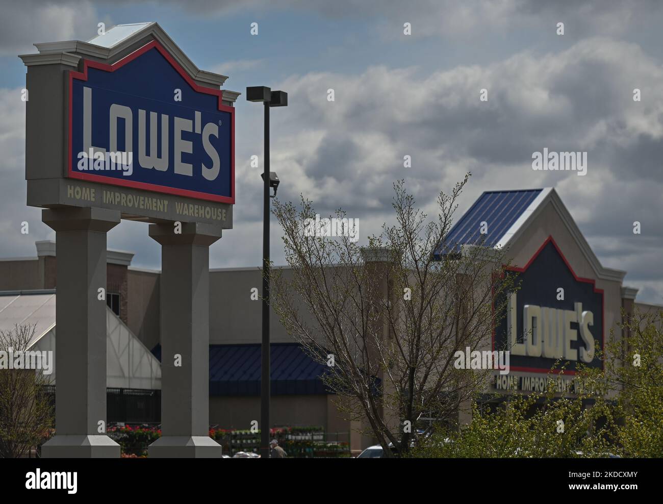 Lowe's store and logo in Edmonton. Friday, May 20, 2022, in Edmonton ...