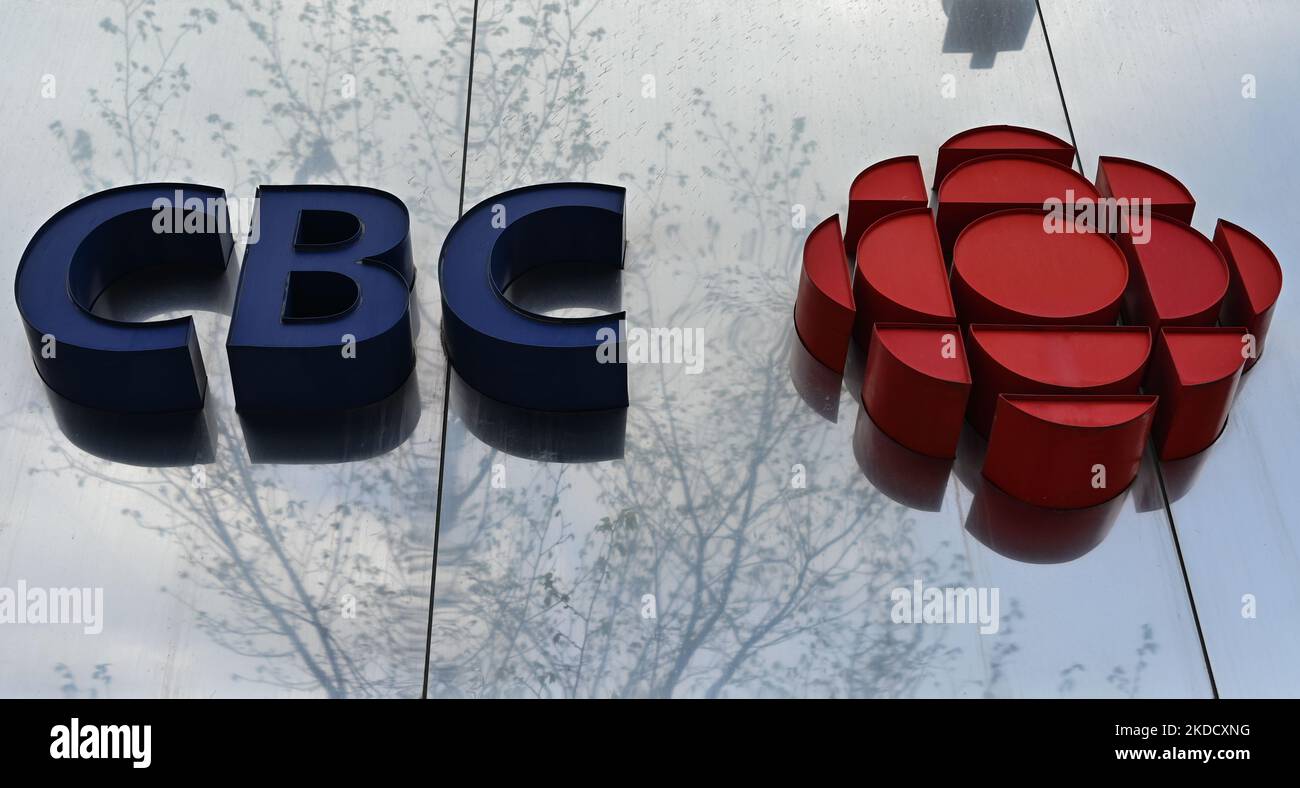 Logo of the Canadian Broadcasting Corporation, CBC/Radio-Canada, a ...