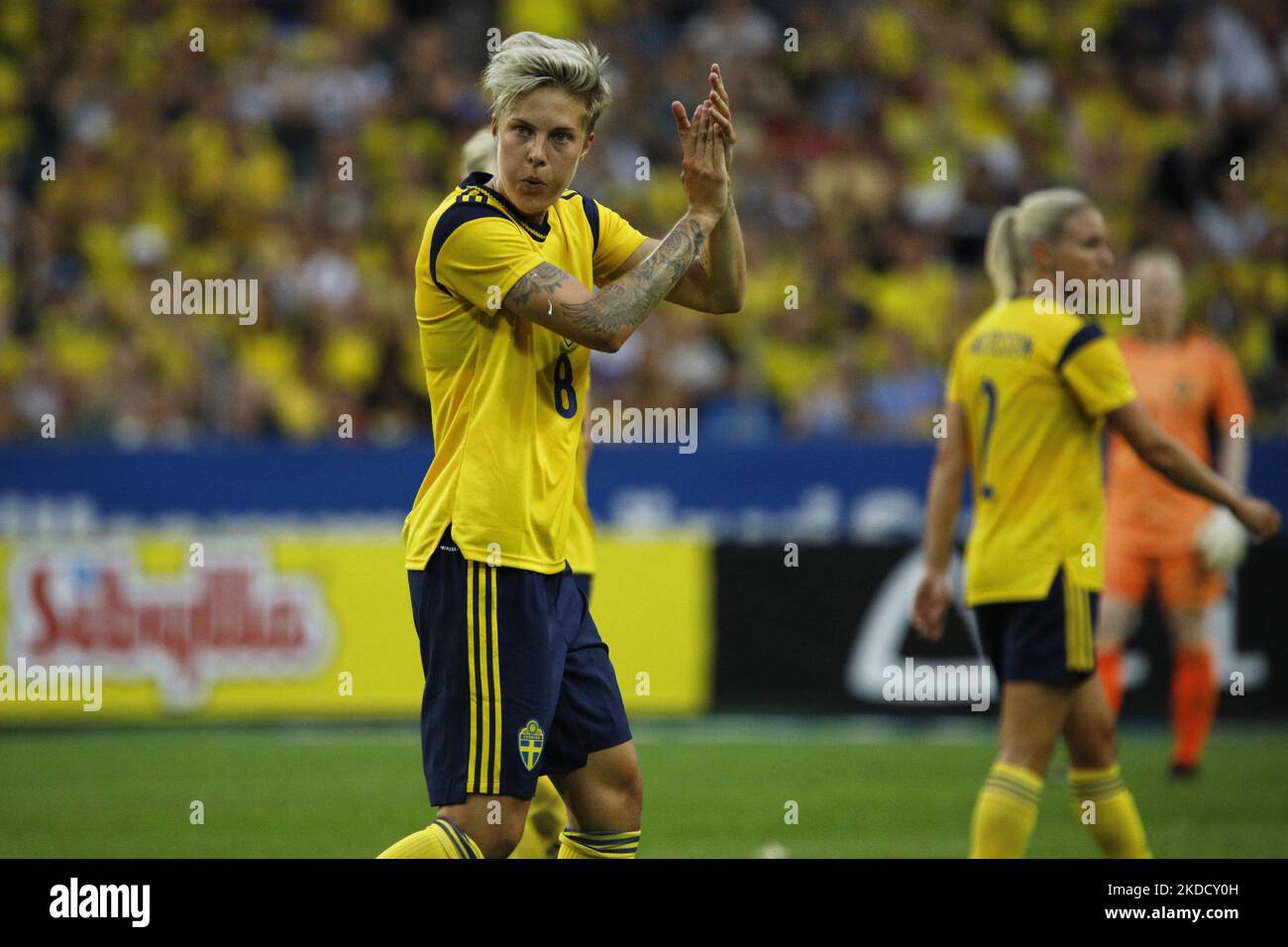 Sweden's Lina Hurting during Friendly International Women between ...