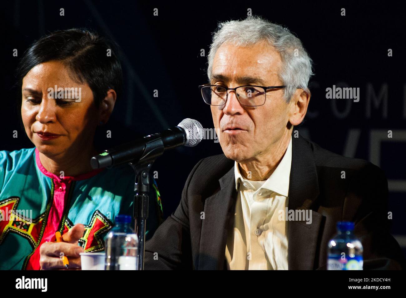 President of the Truth Commission Francisco de Roux and members of the ...