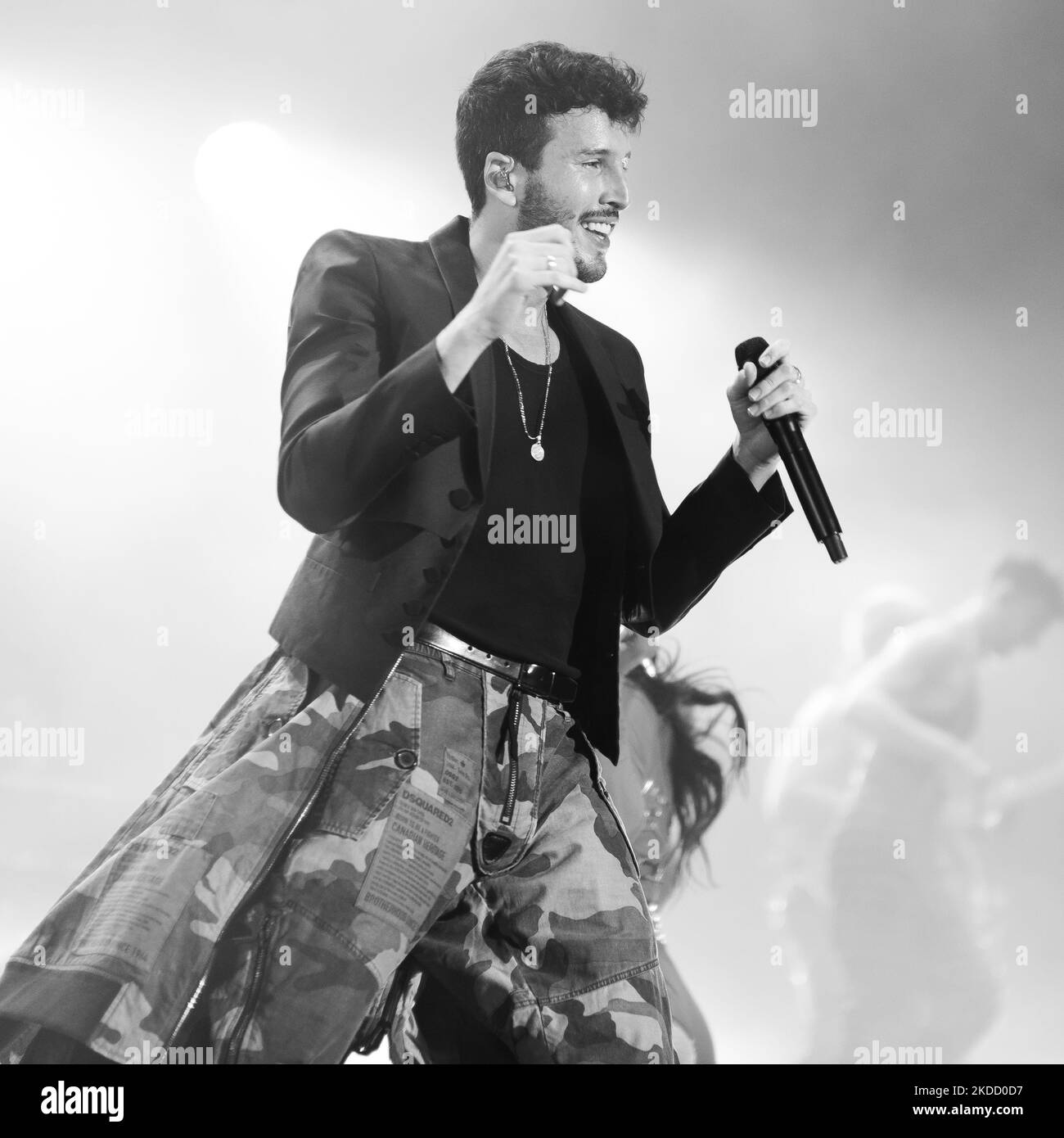 Sebastian Yatra cunning during Dharma Tour at the Wizcenter in Madrid ...