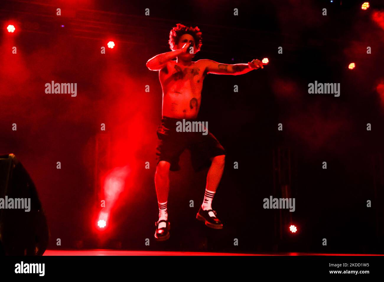 British rapper Slowthai in concert at Circolo Magnolia in Milano, Italy ...