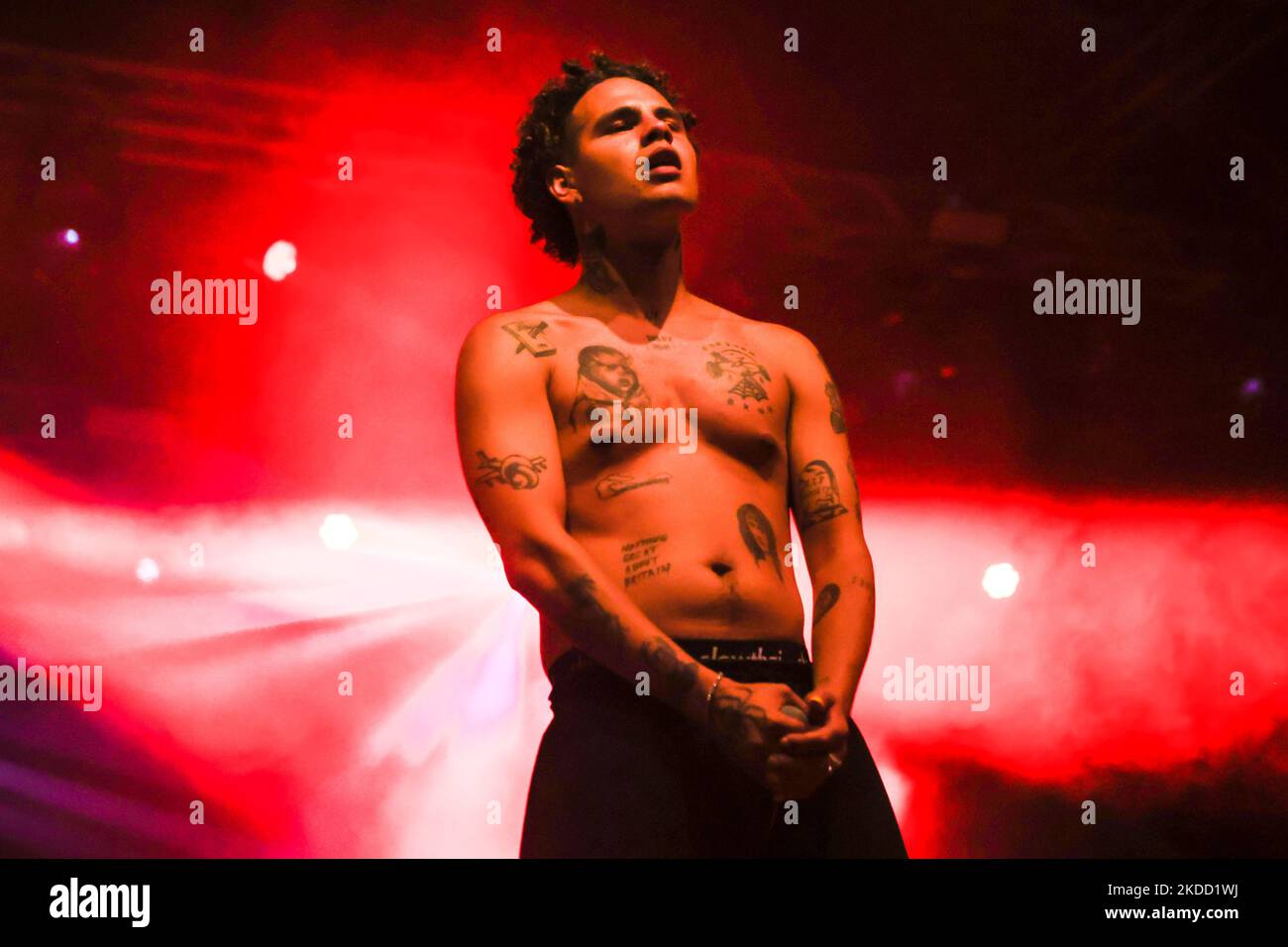 British rapper Slowthai in concert at Circolo Magnolia in Milano, Italy ...