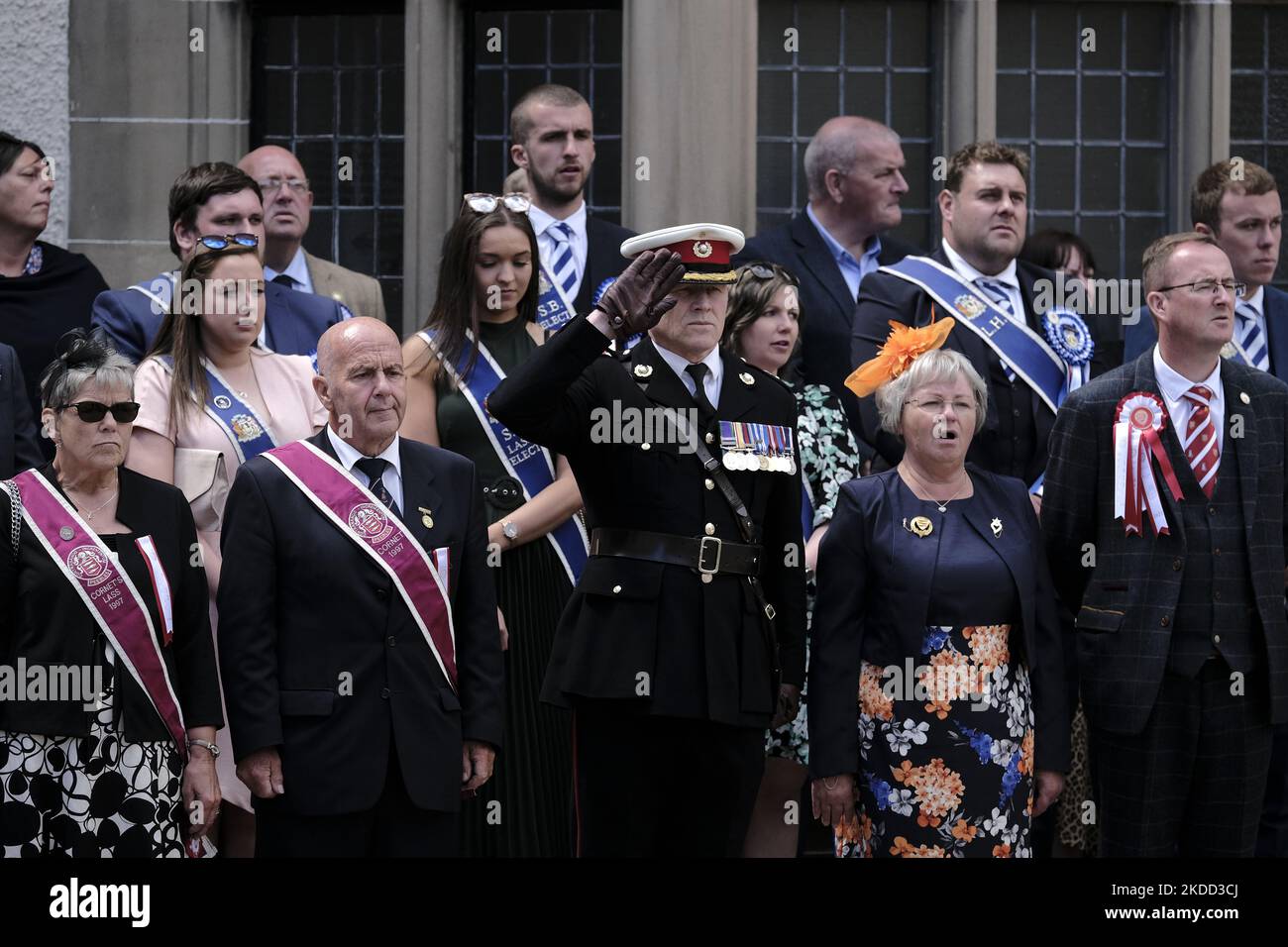 Peebles, UK - June 25: Peebles Beltane - Red Letter Day Peebles Beltane ...