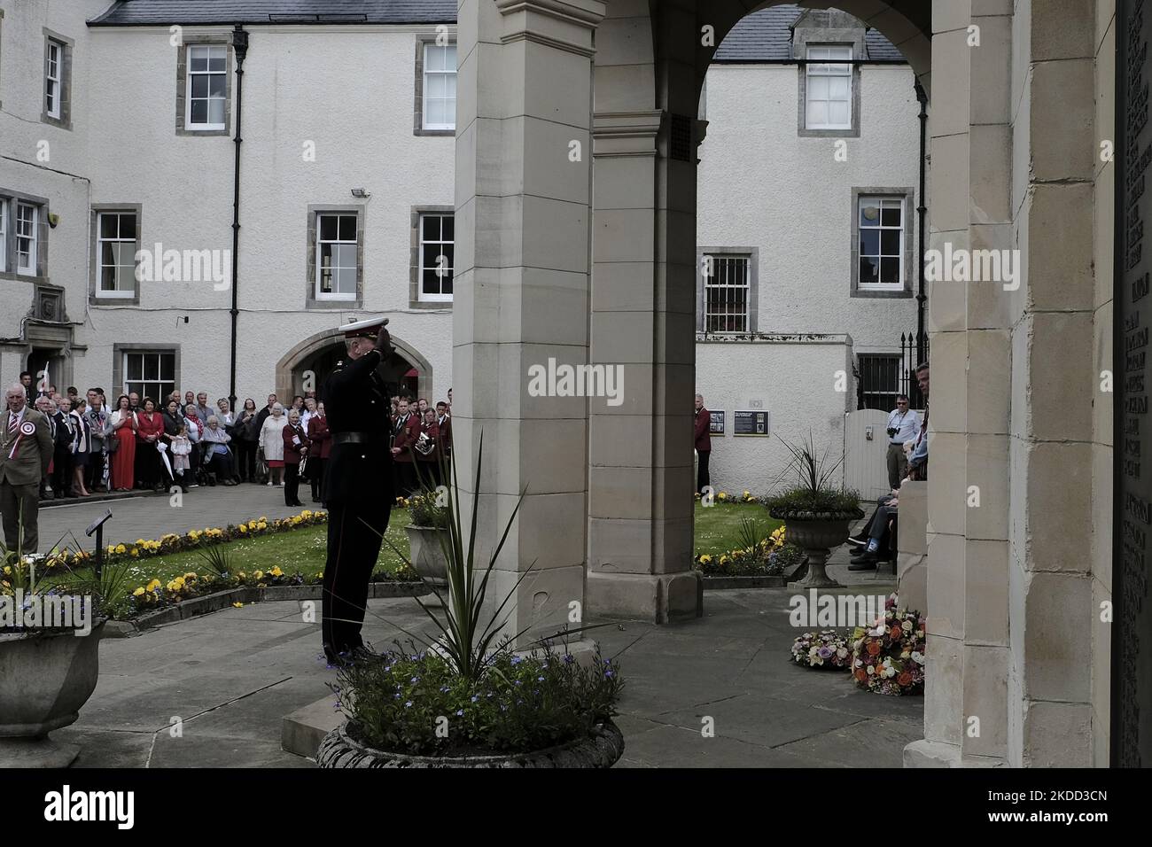 Peebles, UK - June 25: Peebles Beltane - Red Letter Day Peebles Beltane ...