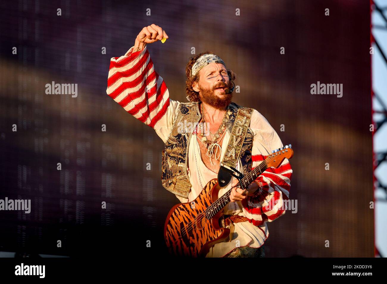 Lorenzo Cherubini "Jovanotti" during the Italian singer Music Concert ...