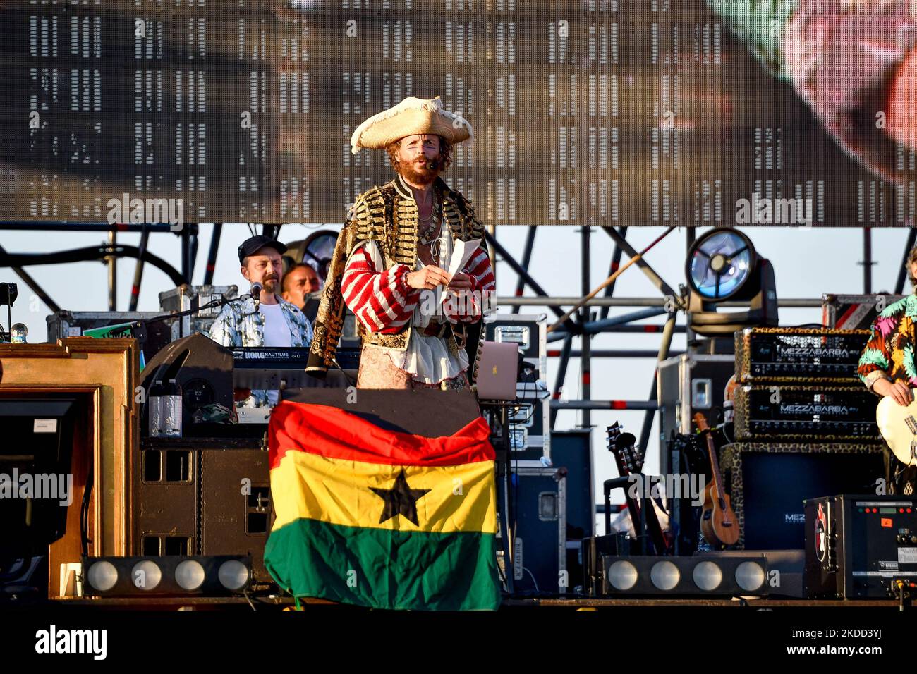 Lorenzo Cherubini "Jovanotti" during the Italian singer Music Concert ...