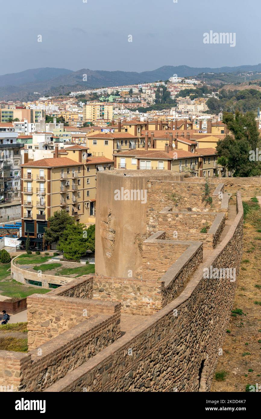 Malaga, Spain - October 29, 2022: The Alcazaba of Malaga Stock Photo ...