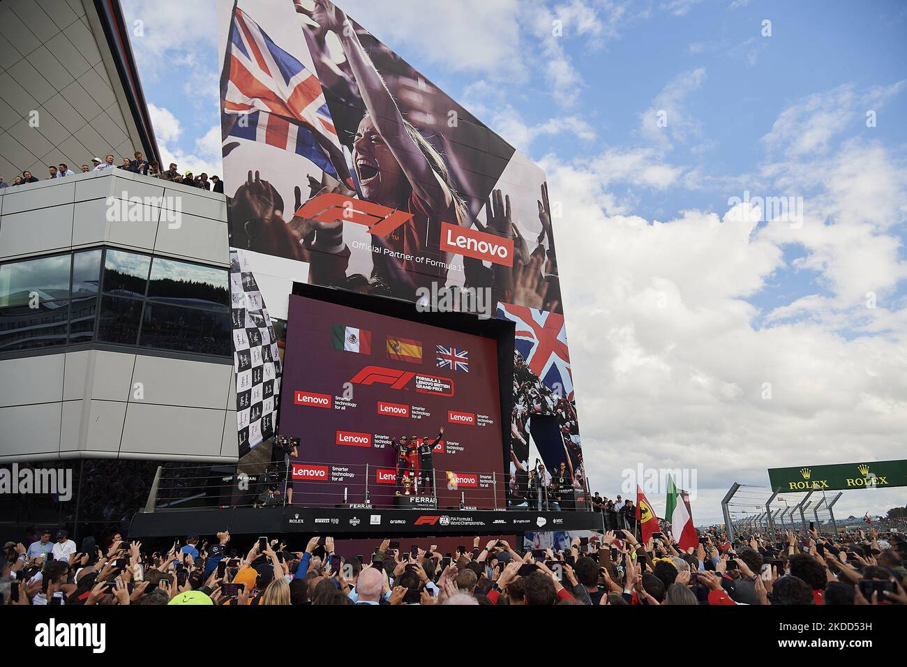 Sergio Perez of Mexico and Oracle Red Bull Racing, Carlos Sainz of ...