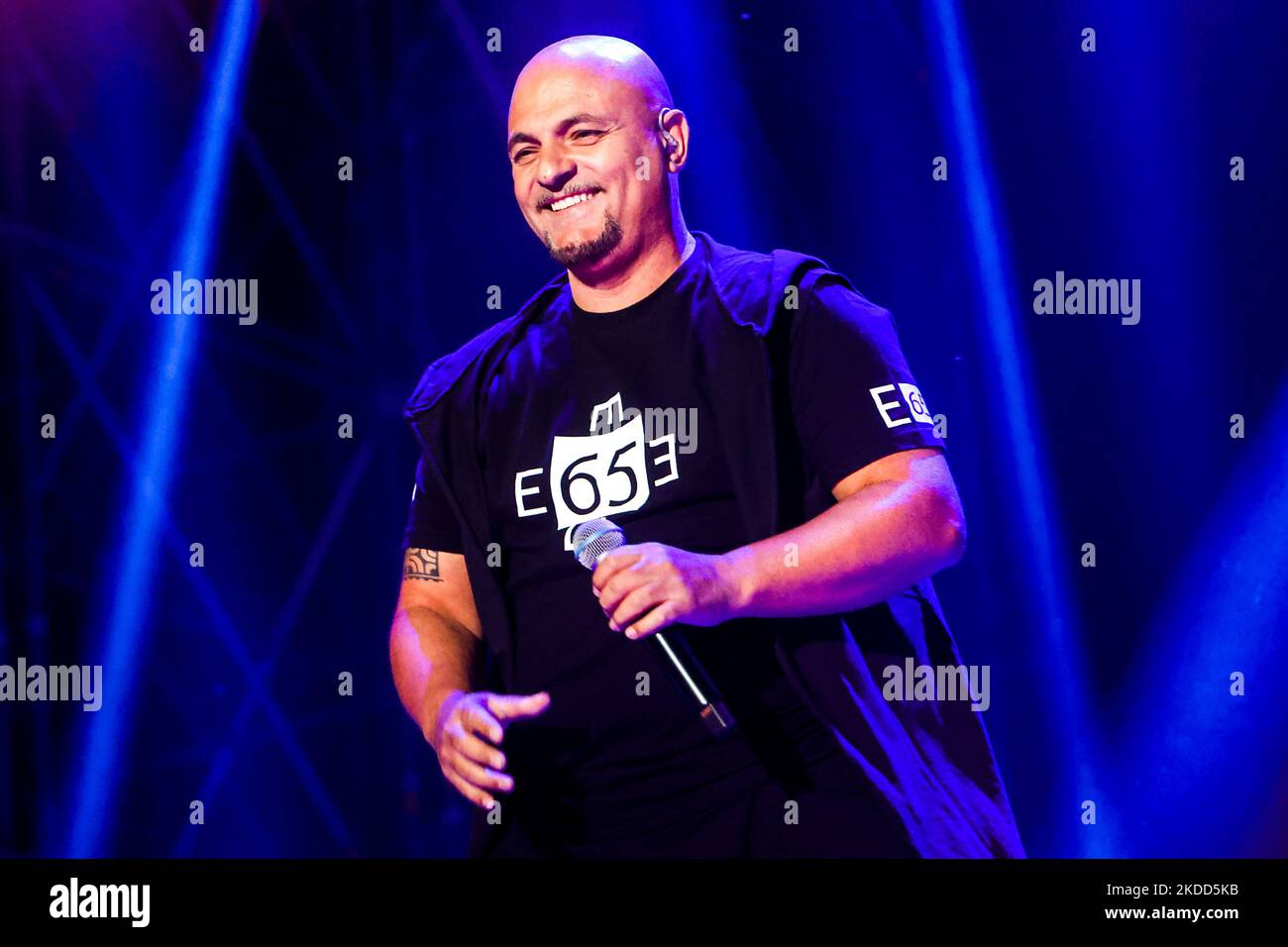 Jeffrey Jey of Eiffel 65 in concert at Ippodromo Snai in Milano, Italy ...