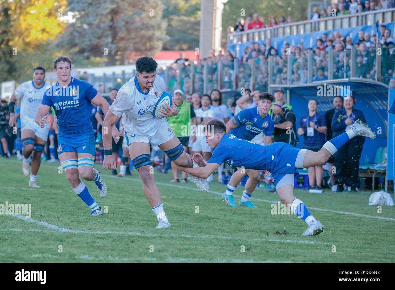 Padua, Italy. 05th Nov, 2022. Theo McFarland (Samoa) during 2022 Test ...