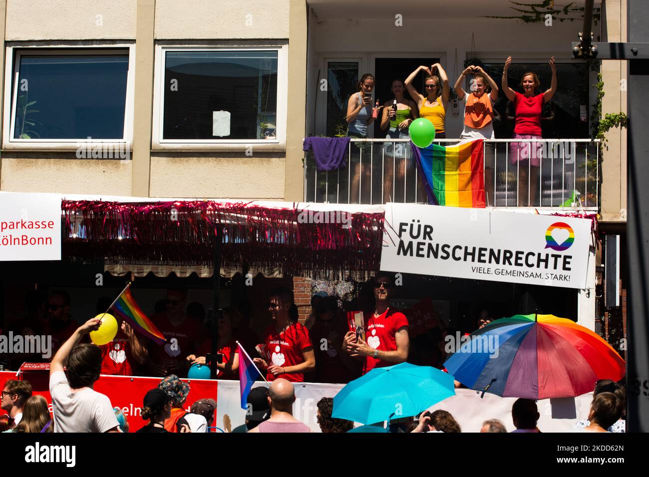 a million people visit this year annual CSD pride parade in Cologne ...