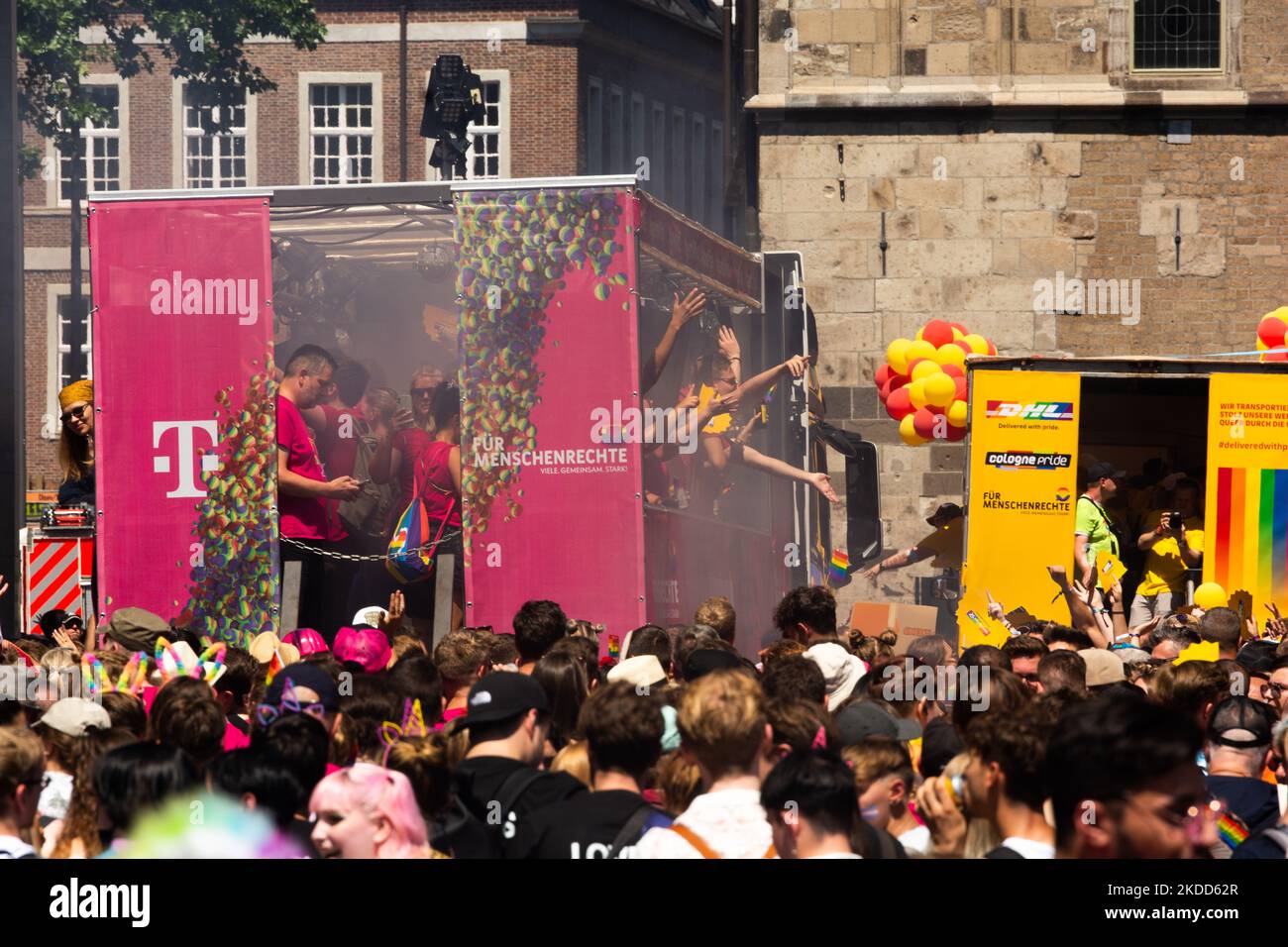 a million people visit this year annual CSD pride parade in Cologne ...