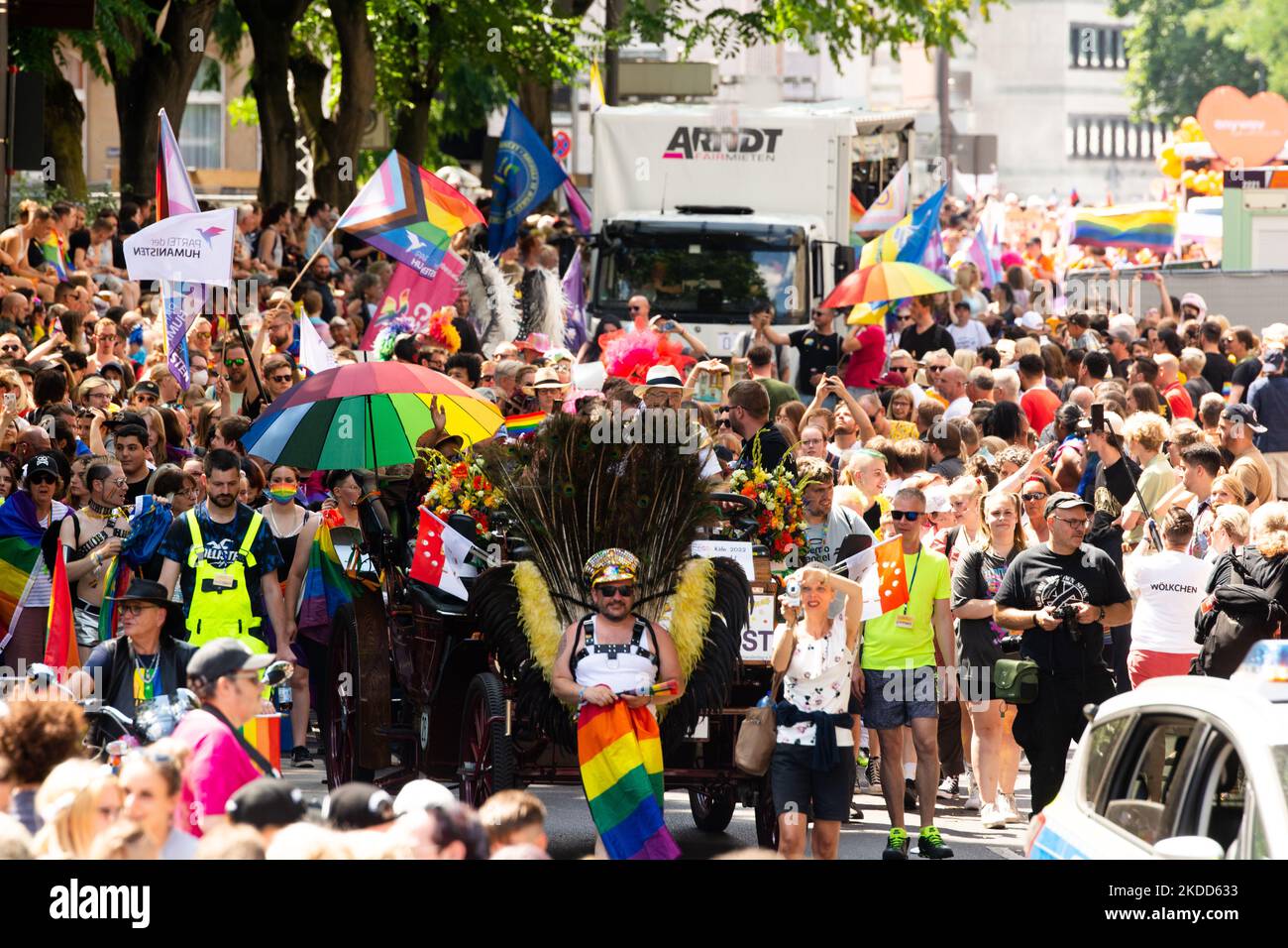 a million people visit this year annual CSD pride parade in Cologne ...