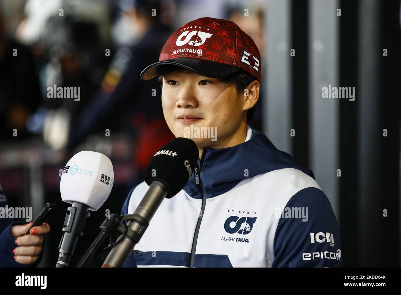 Yuki Tsunoda, Scuderia AlphaTauri, portrait during the Formula 1 Grand ...