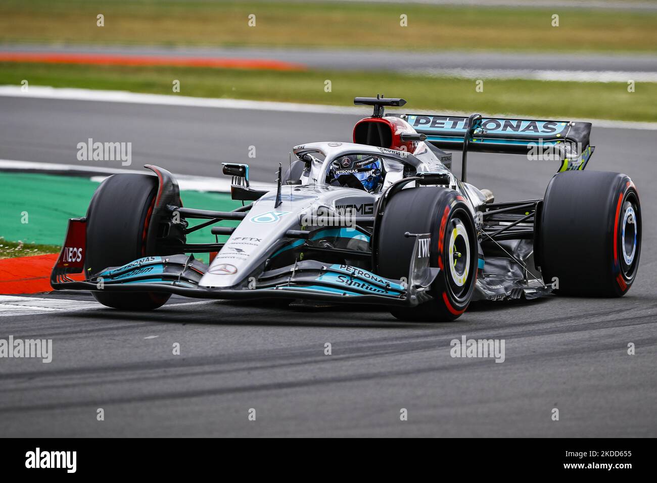 63 George Russell, Mercedes AMG Petronas Formula One Team, W13, action ...