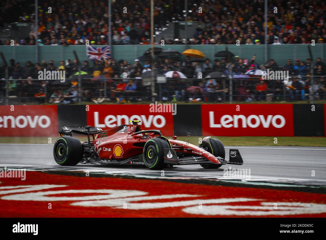 55 Carlos Sainz, Scuderia Ferrari, F1-75, action during the Formula 1 ...