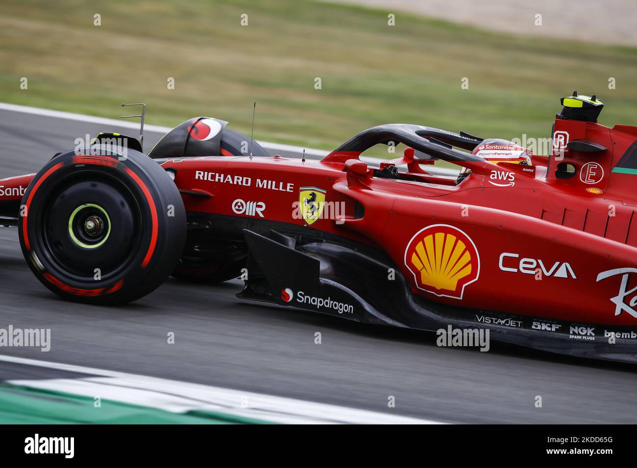 55 Carlos Sainz, Scuderia Ferrari, F1-75, action during the Formula 1 ...