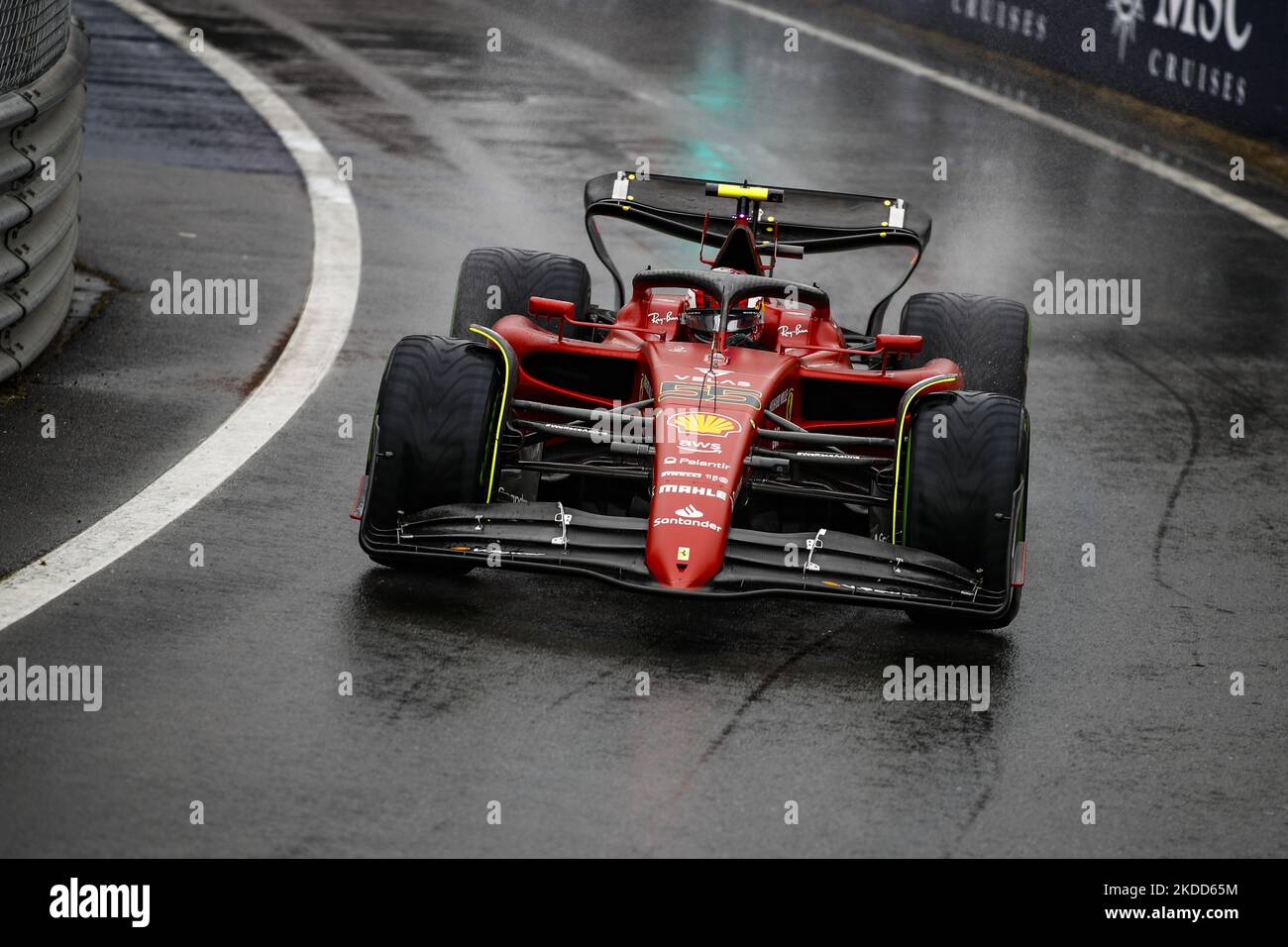 55 Carlos Sainz, Scuderia Ferrari, F1-75, action during the Formula 1 ...