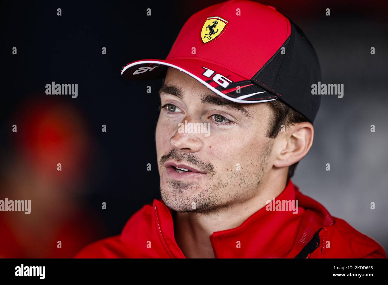 Charles Leclerc, Scuderia Ferrari, portrait during the Formula 1 Grand Prix of Great Britain at ...