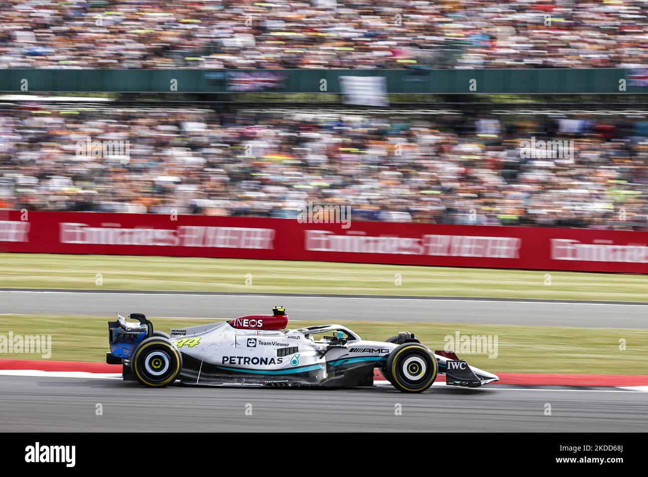 44 Lewis Hamilton, Mercedes AMG Petronas Formula One Team, W13, action ...