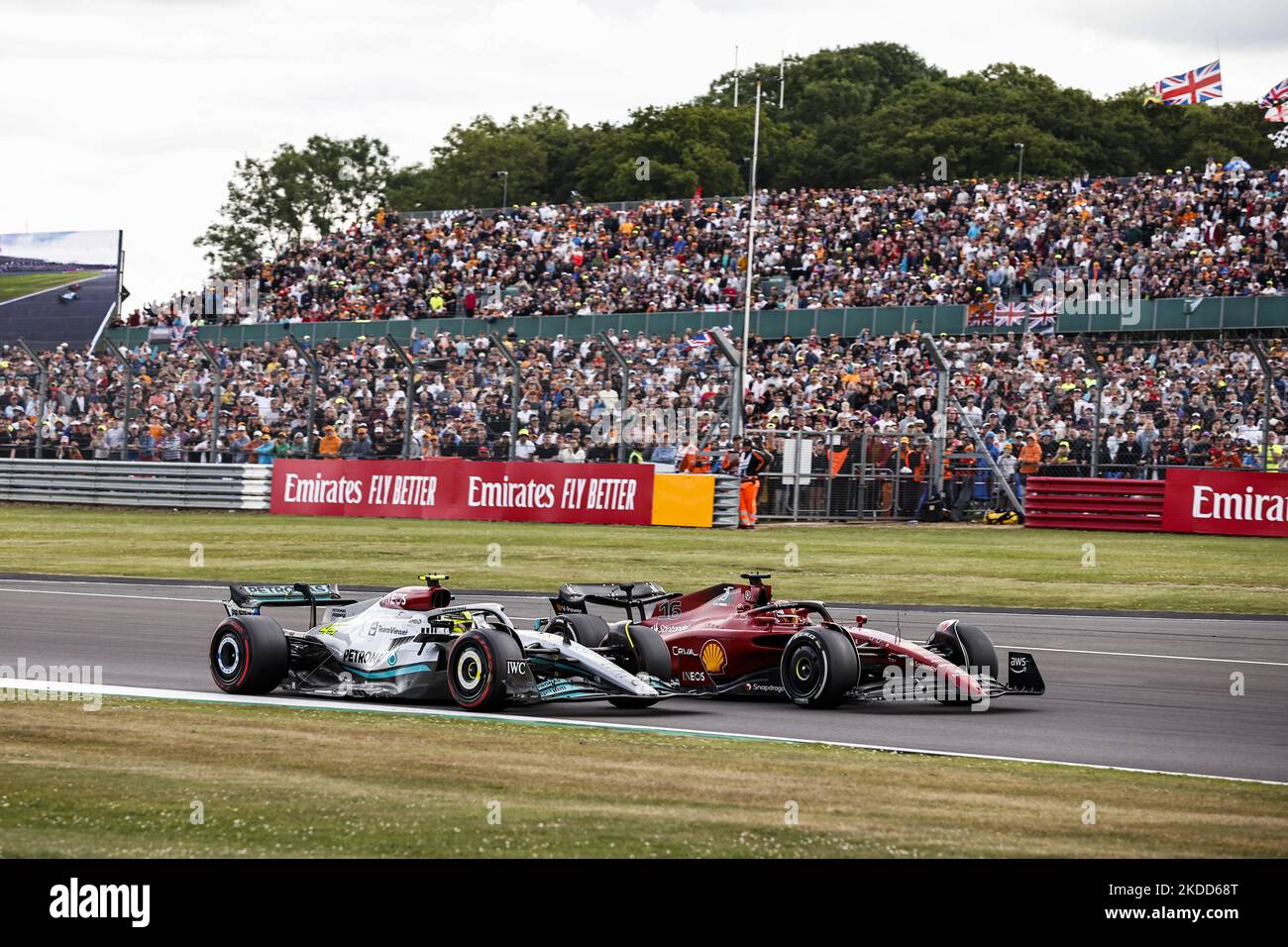 44 Lewis Hamilton, Mercedes AMG Petronas Formula One Team, W13, action ...