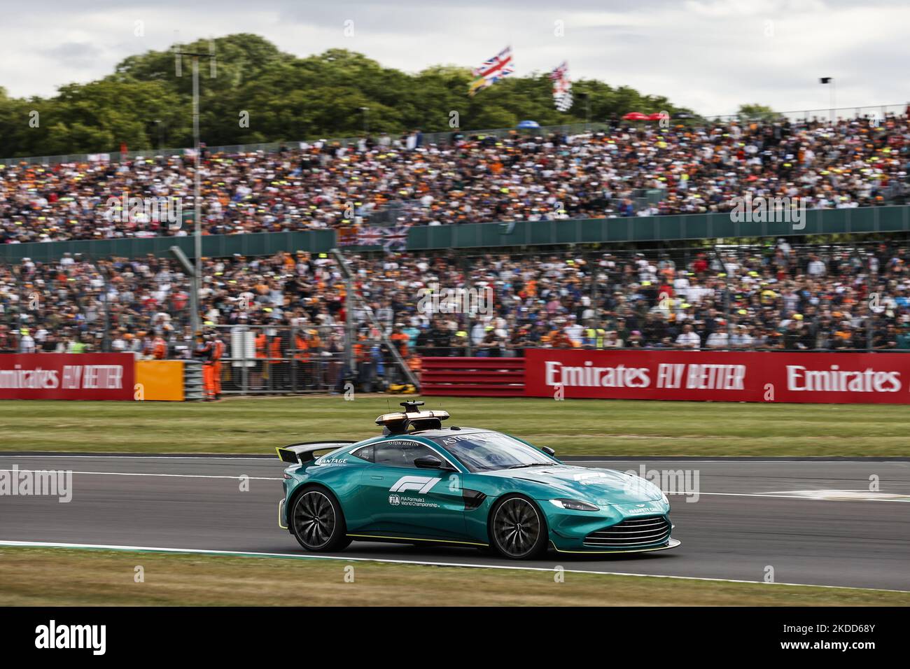 Aston Martin safety car during the Formula 1 Grand Prix of Great ...