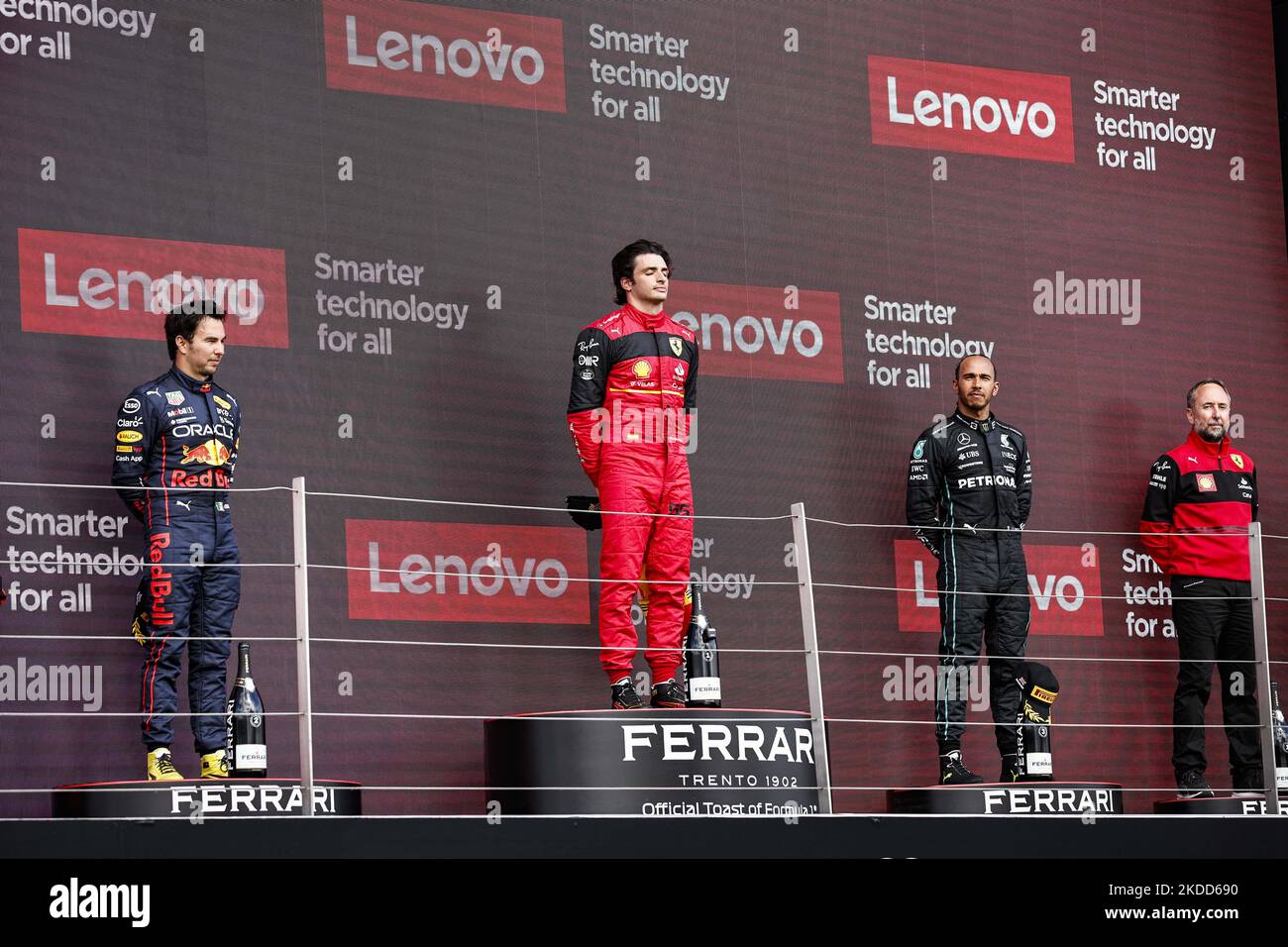 Carlos Sainz, Scuderia Ferrari, portrait, Sergio Perez, Oracle Red Bull ...