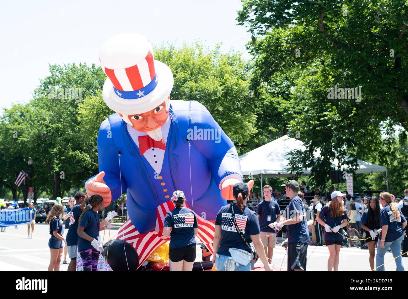 Attendees and participants of the 2022 National Independence Day Parade ...