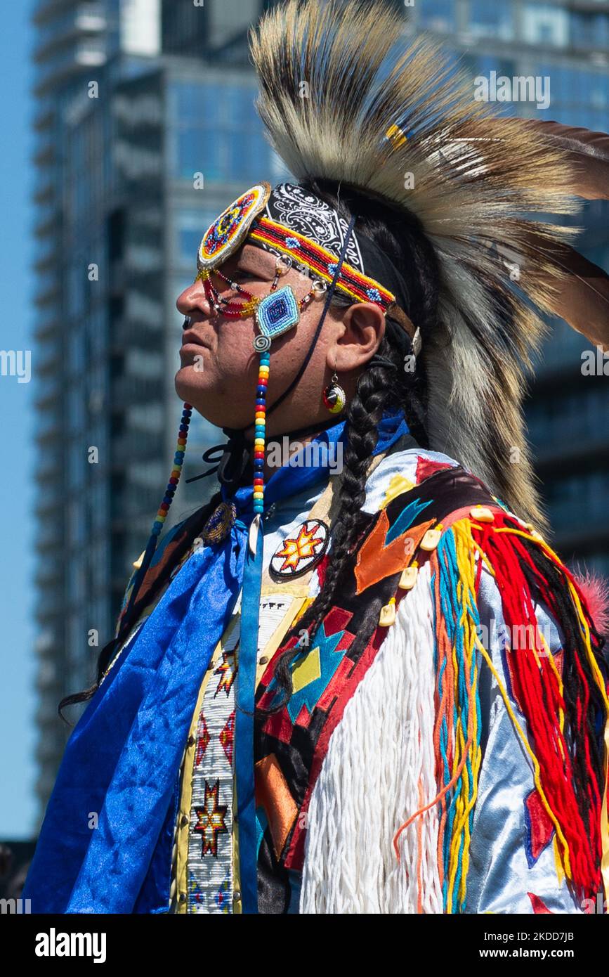 Toronto, ON, Canada - June 18, 2022: Dancer during the National ...