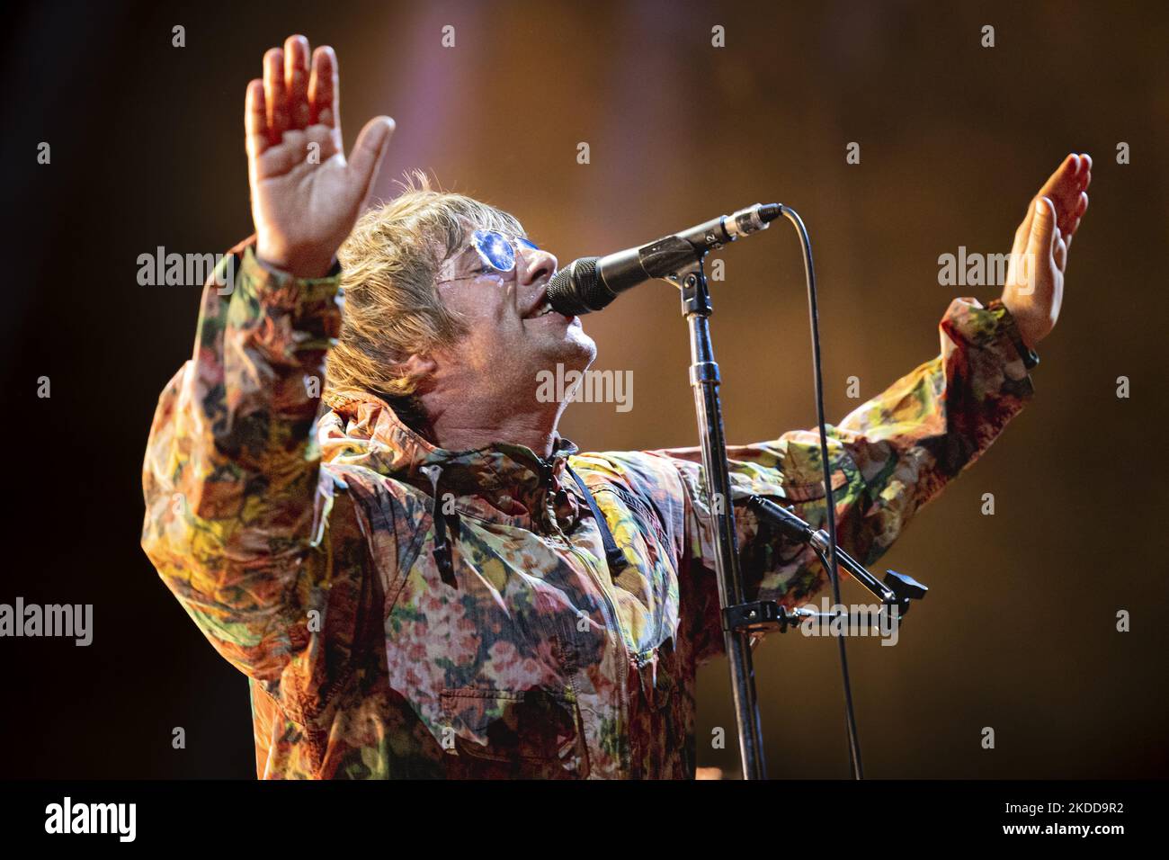 Liam Gallagher live concert at Lucca Summer Festival Italy July, 6 2022 ...