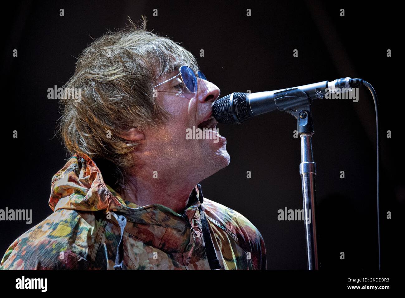 Liam Gallagher live concert at Lucca Summer Festival Italy July, 6 2022 ...