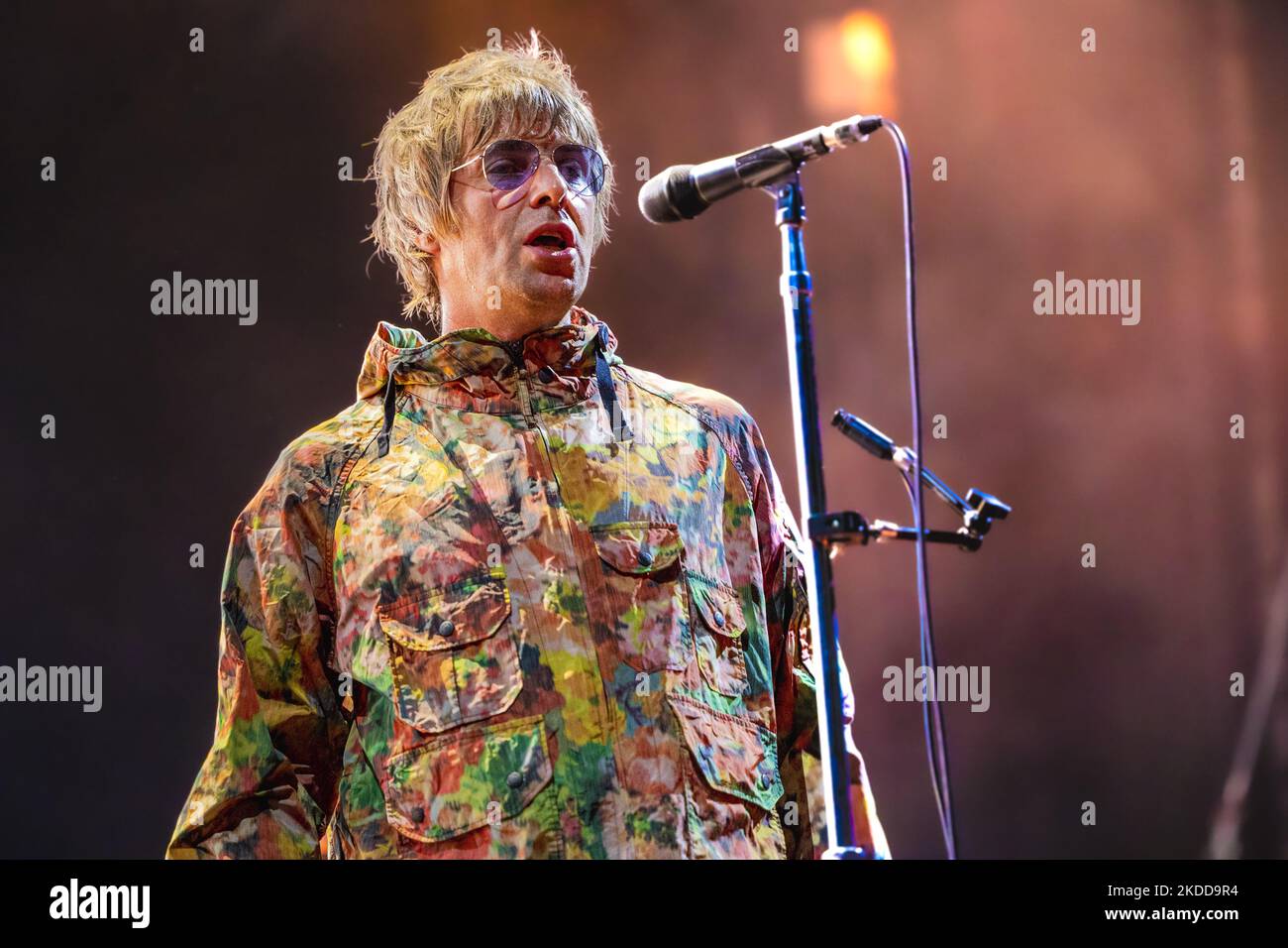 Liam Gallagher live concert at Lucca Summer Festival Italy July, 6 2022 ...