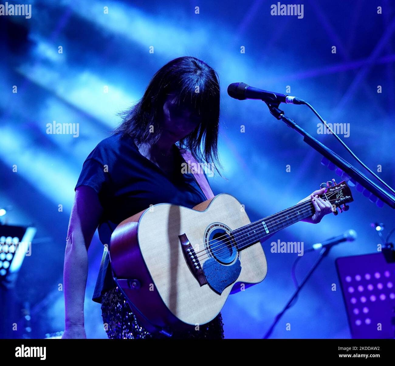 Carmen Consoli in concert. The Sicilian singer performs in front of ...
