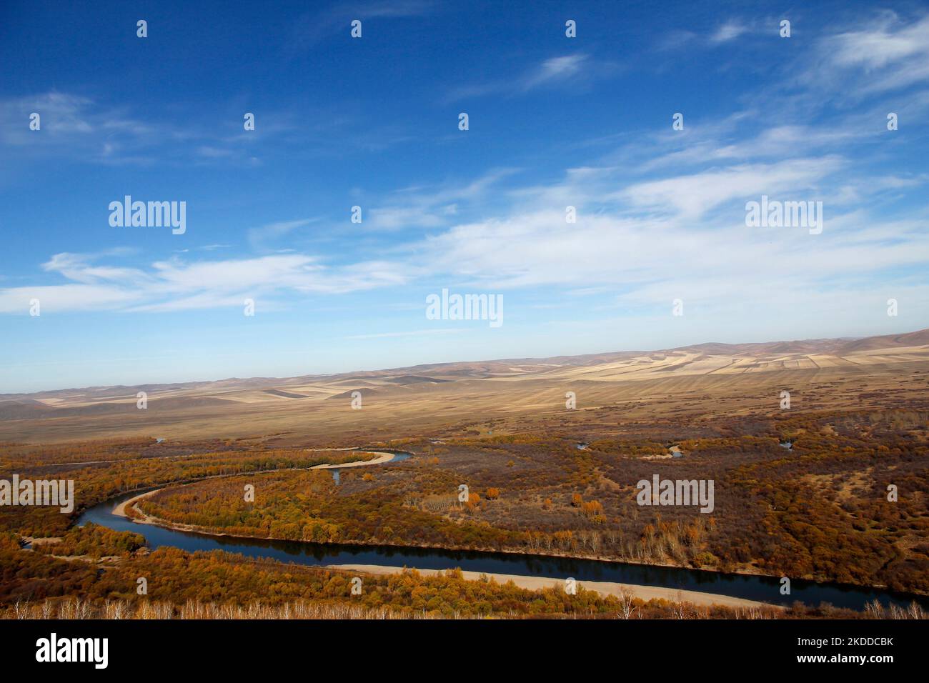 An aerial view of a natural landscape Stock Photo - Alamy