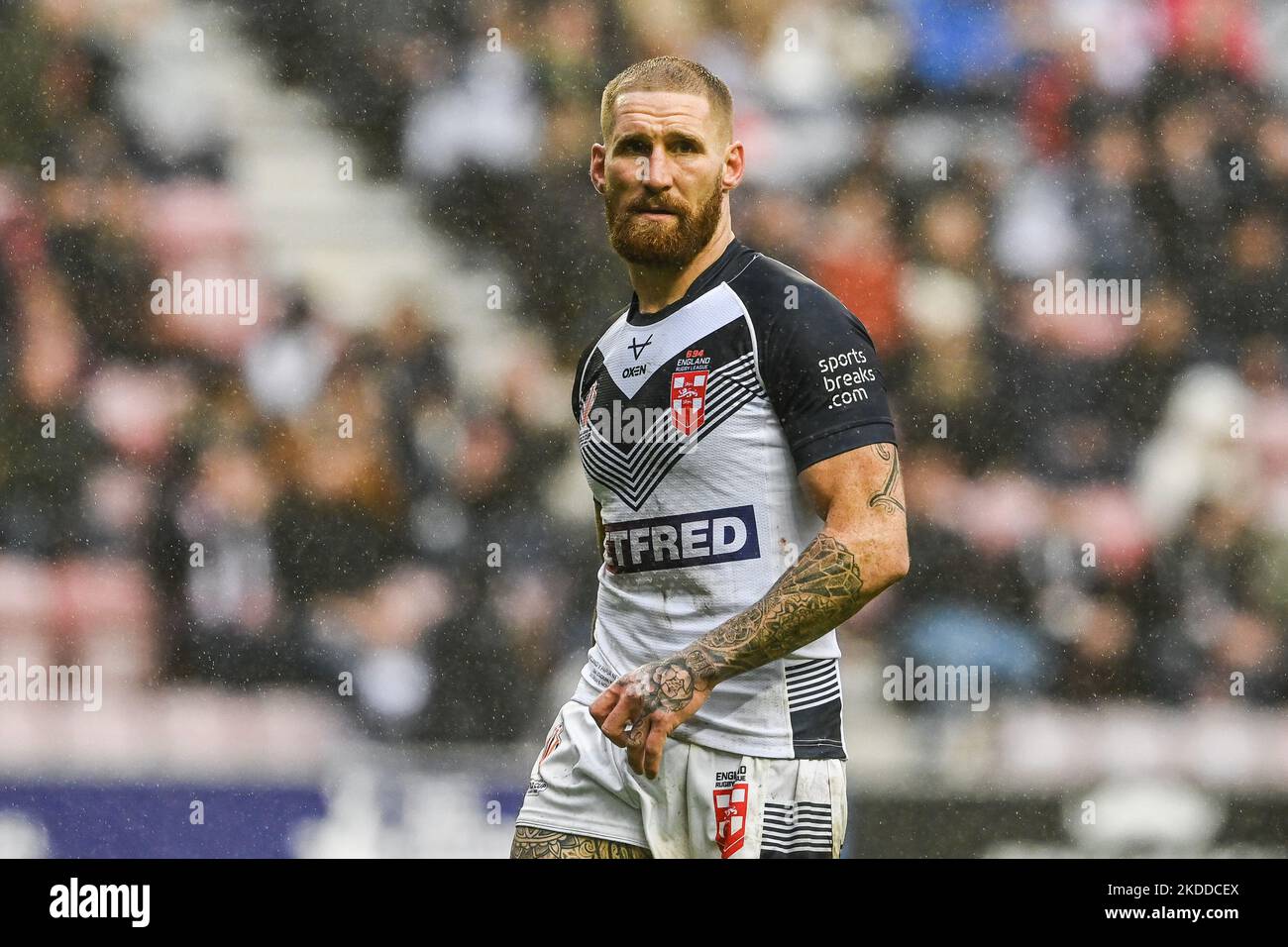 Sam Tomkins of England during the gameduring the Rugby League World Cup ...