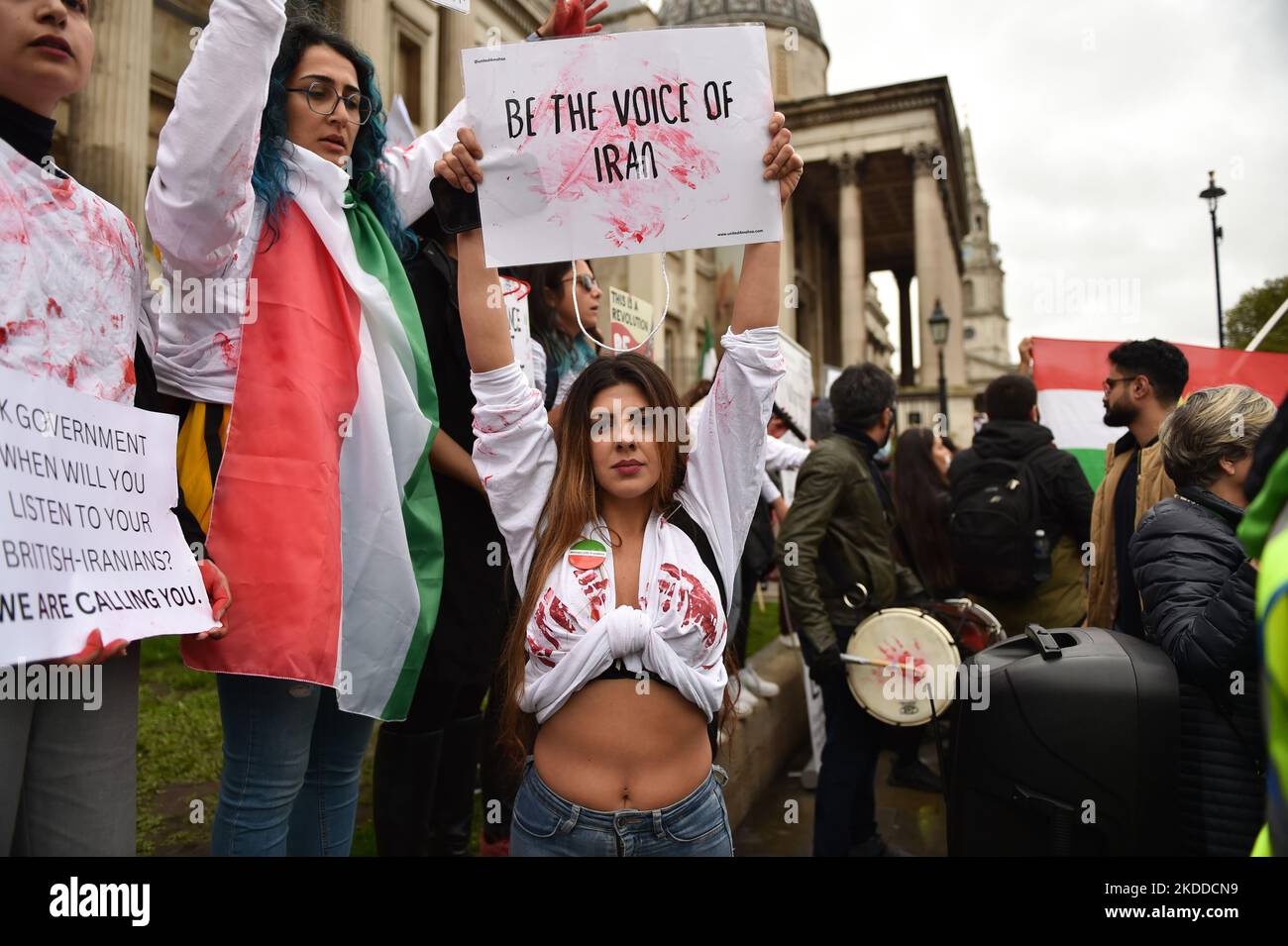London England Uk 5th Nov 2022 Protesters Gathered Once More At